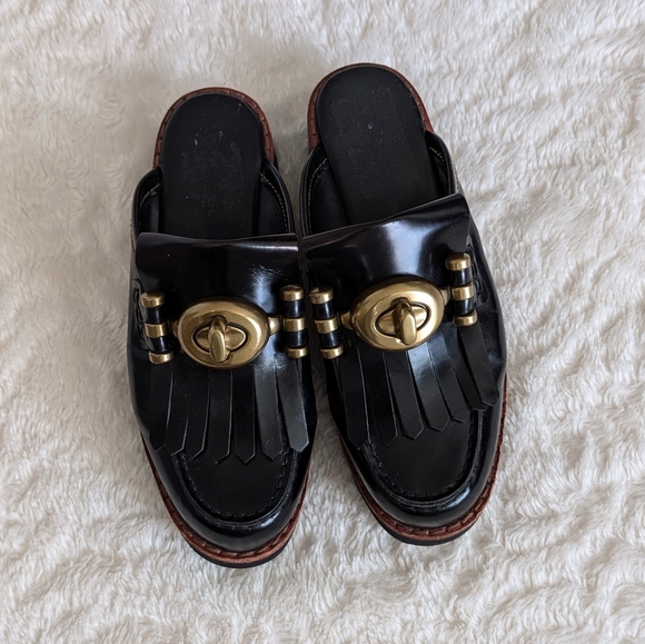 Coach | Shoes | Coach Turnlock Creeper Slide | Poshmark